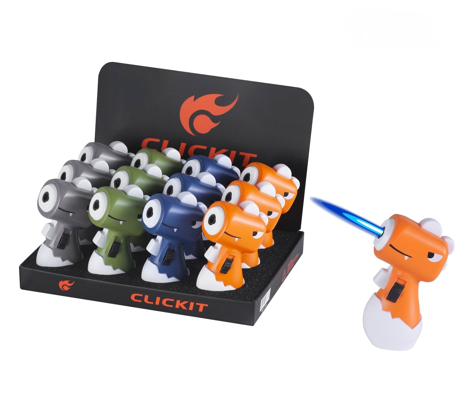 CLICKIT MINI CARTOON DINOSAUR TORCH (12PCS/DISPLAY) – My Store