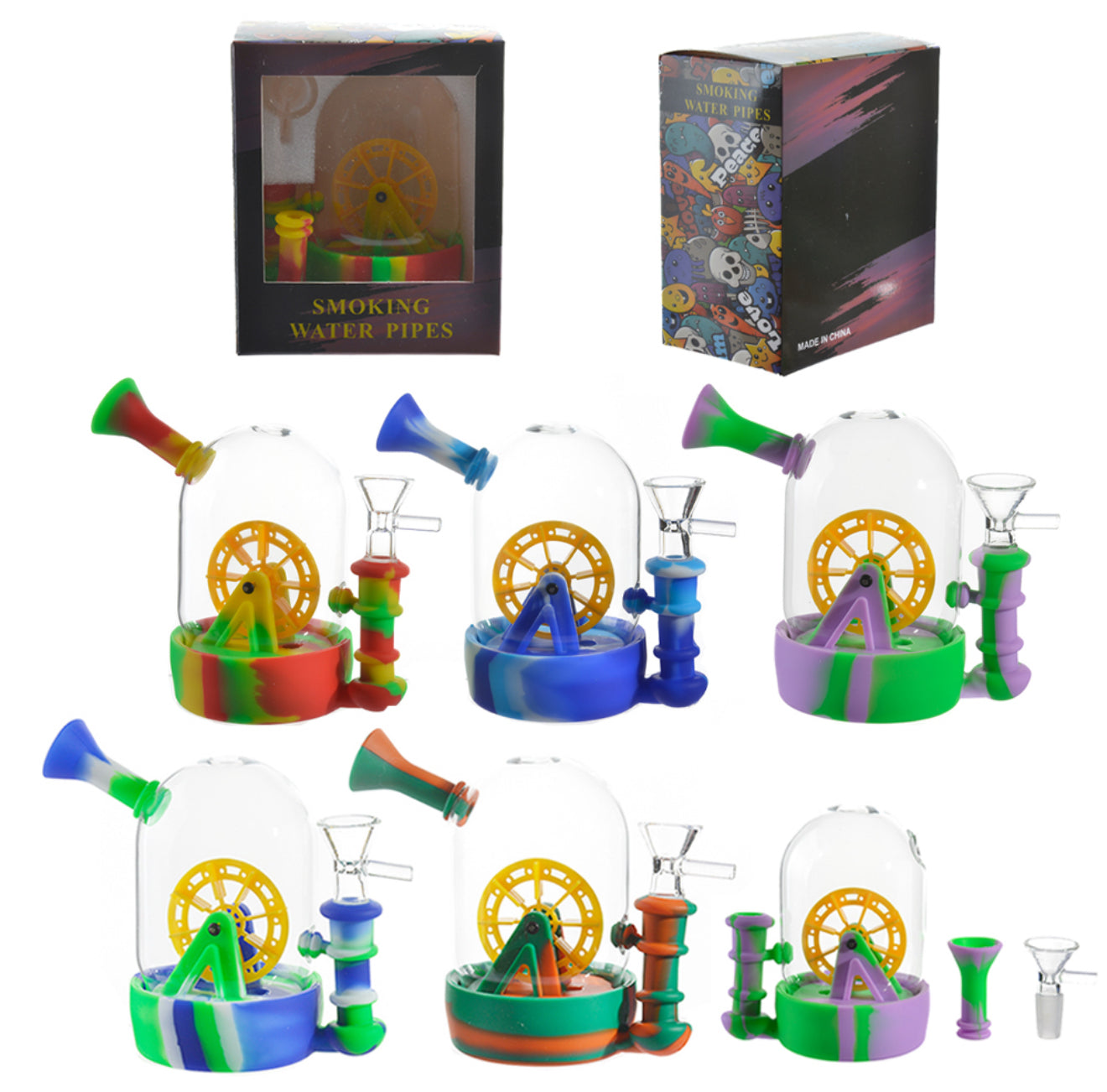 WINDMILL SILICONE WATER PIPE – My Store